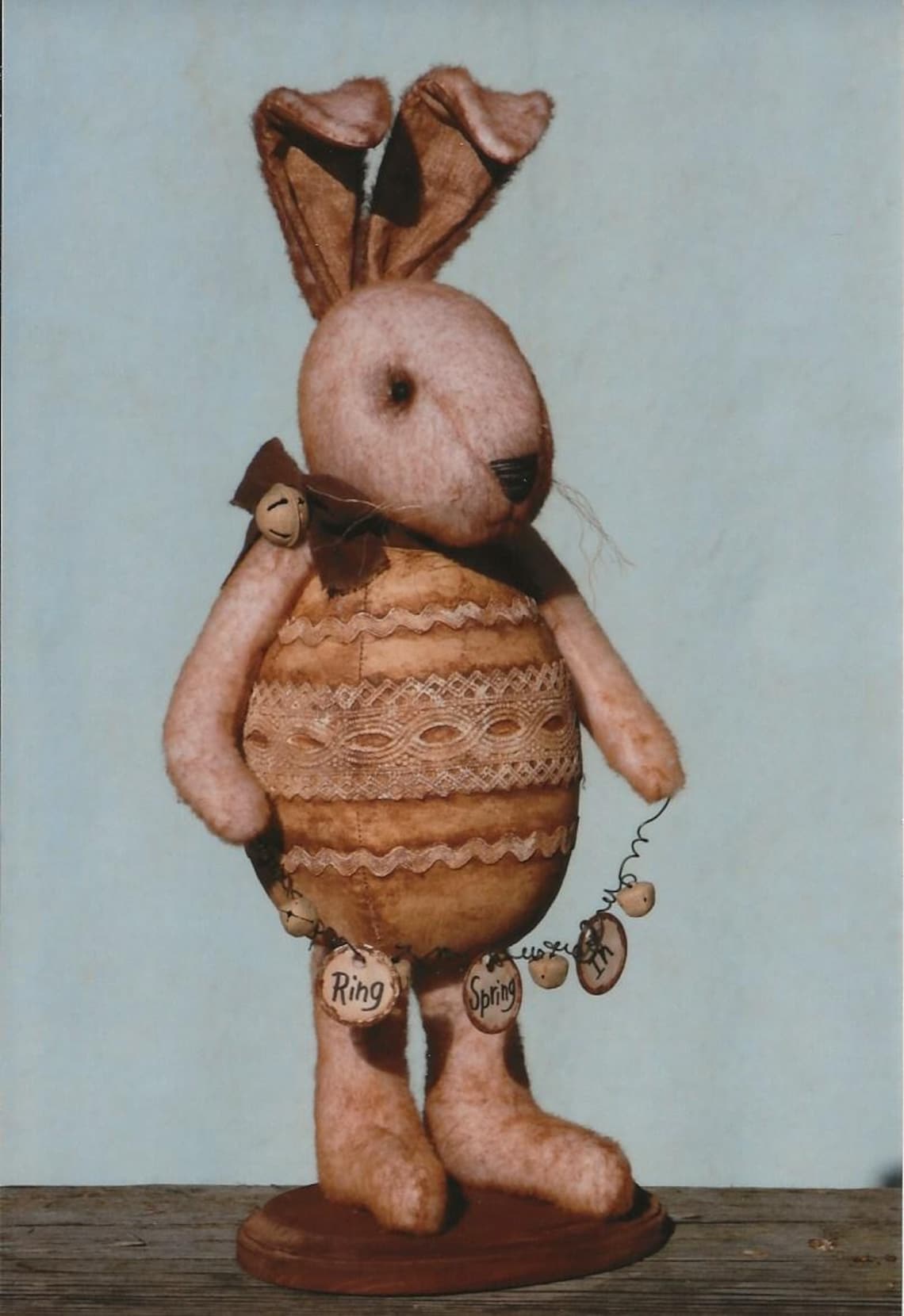 Primitive E-pattern Ring Spring in Bunny With Egg-stra Special | Etsy