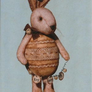 Primitive E-pattern Ring Spring in Bunny With Egg-stra Special Eggs - Etsy