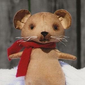 Primitive PATTERN "let It Snow" Snowman & Little Mouse - Etsy