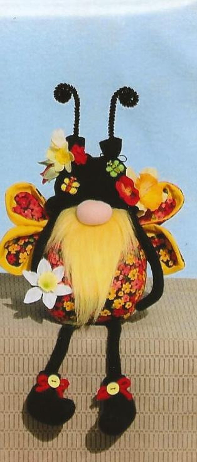 Primitive Pattern Gnome Garden Bugs - Etsy