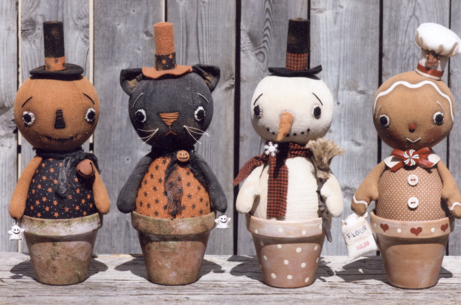 Primitive PATTERN Stump-kins - Etsy