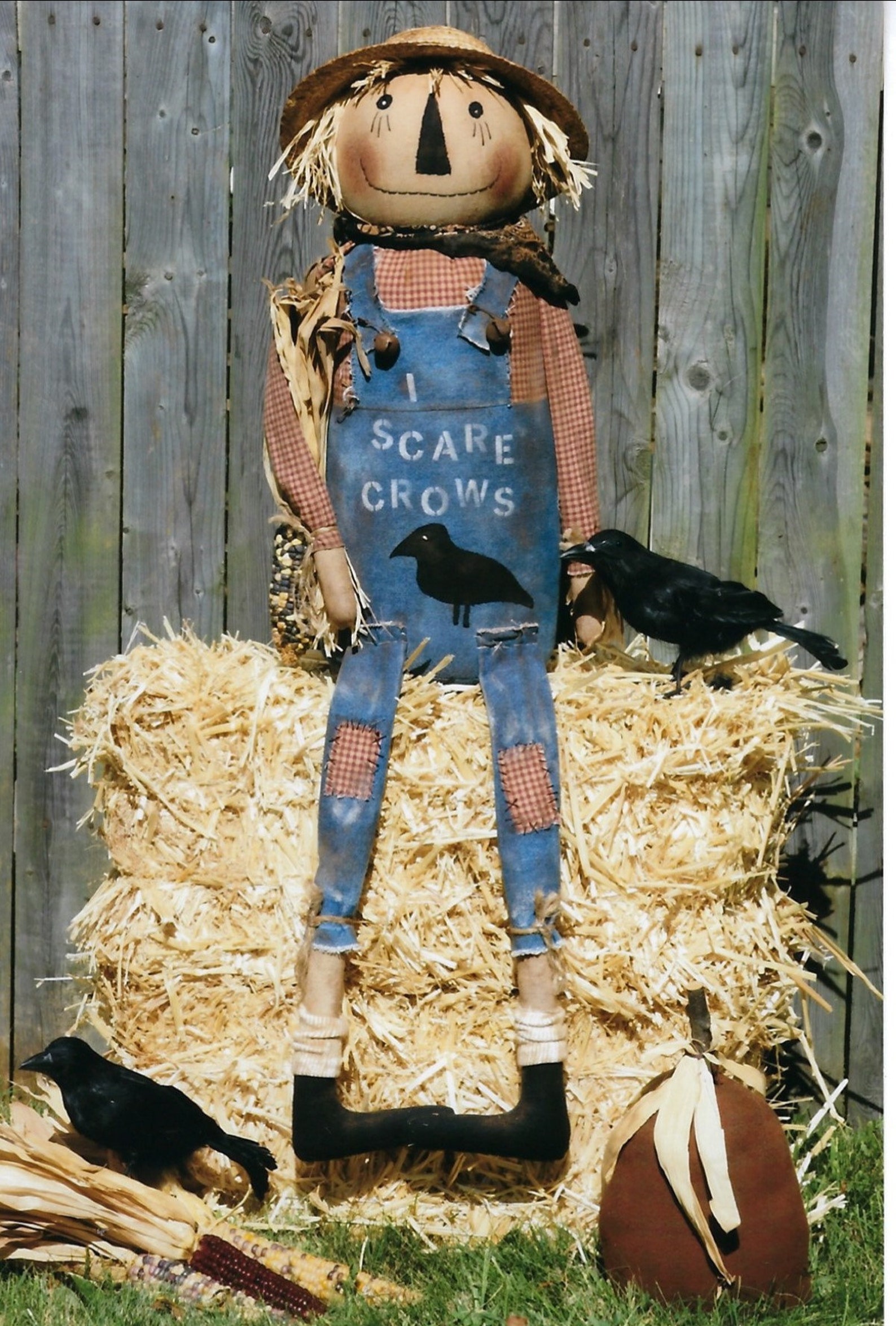 Scarecrow Stump Men E-pattern - Etsy