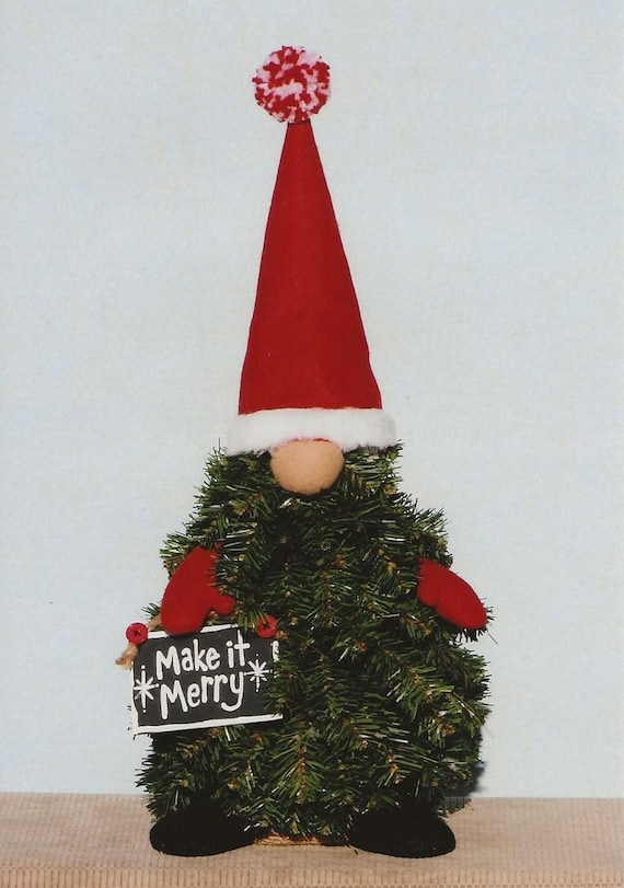 Primitive E-pattern Evergreen Gnomes - Etsy