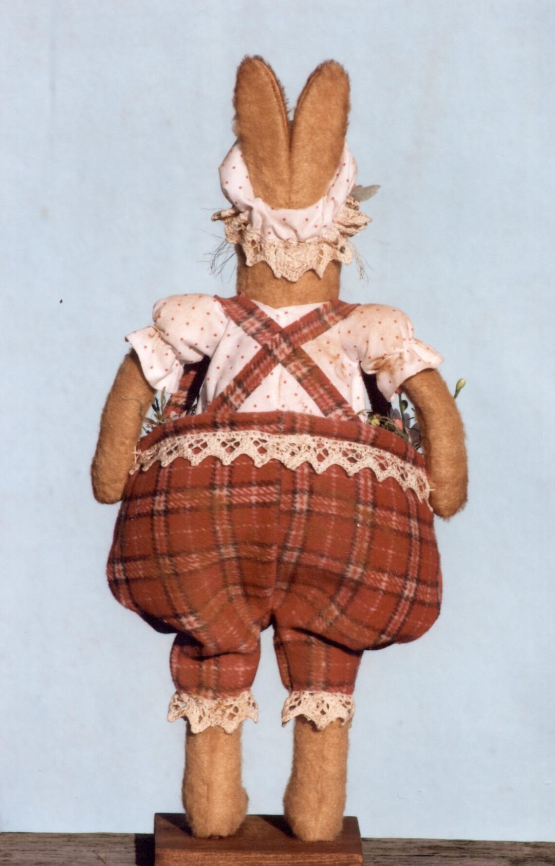 Primitive PATTERN Prim Bunny With Her "spring Basket" Pants - Etsy