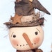 Primitive PATTERN Twigs Snowmen - Etsy