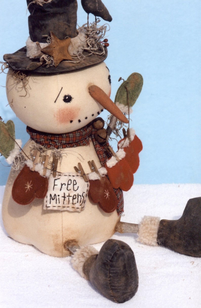 Primitive PATTERN Twigs Snowmen - Etsy