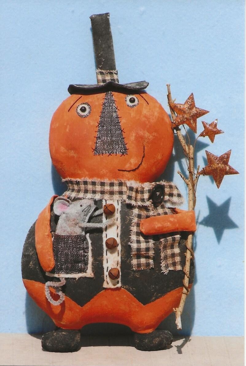 Primitive PATTERN Seasonal Men: Pumpkin Man and Scarecrow - Etsy