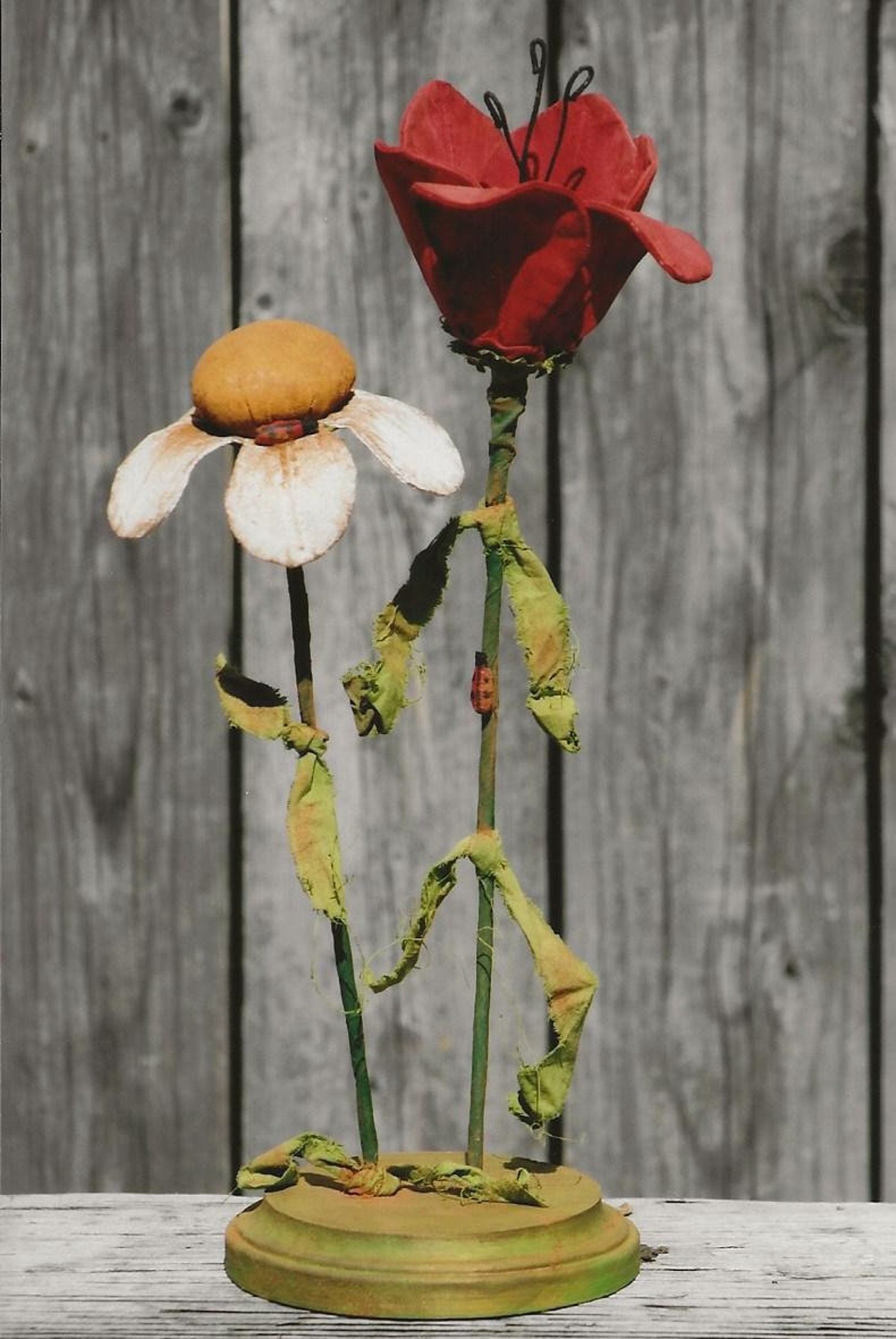 Primitive Garden Flowers Epattern - Etsy