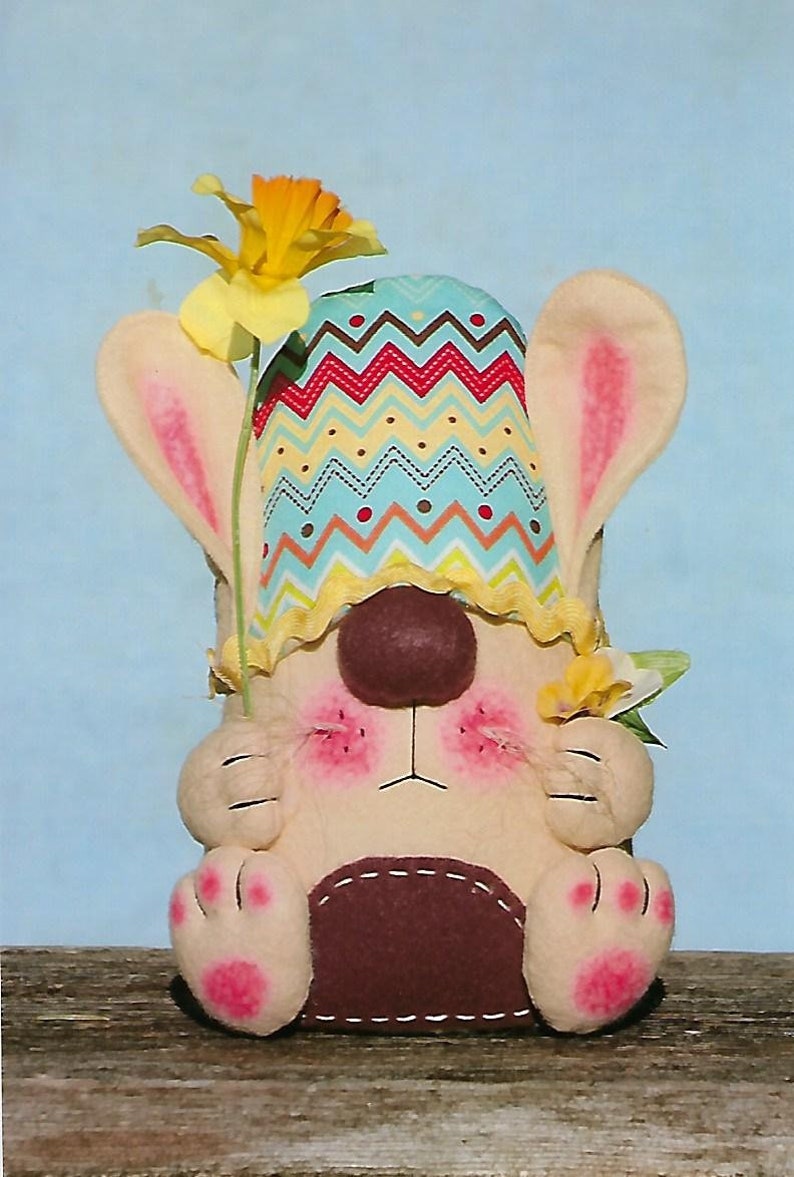 Hoppy Spring Bunny Gnomes Epattern - Etsy