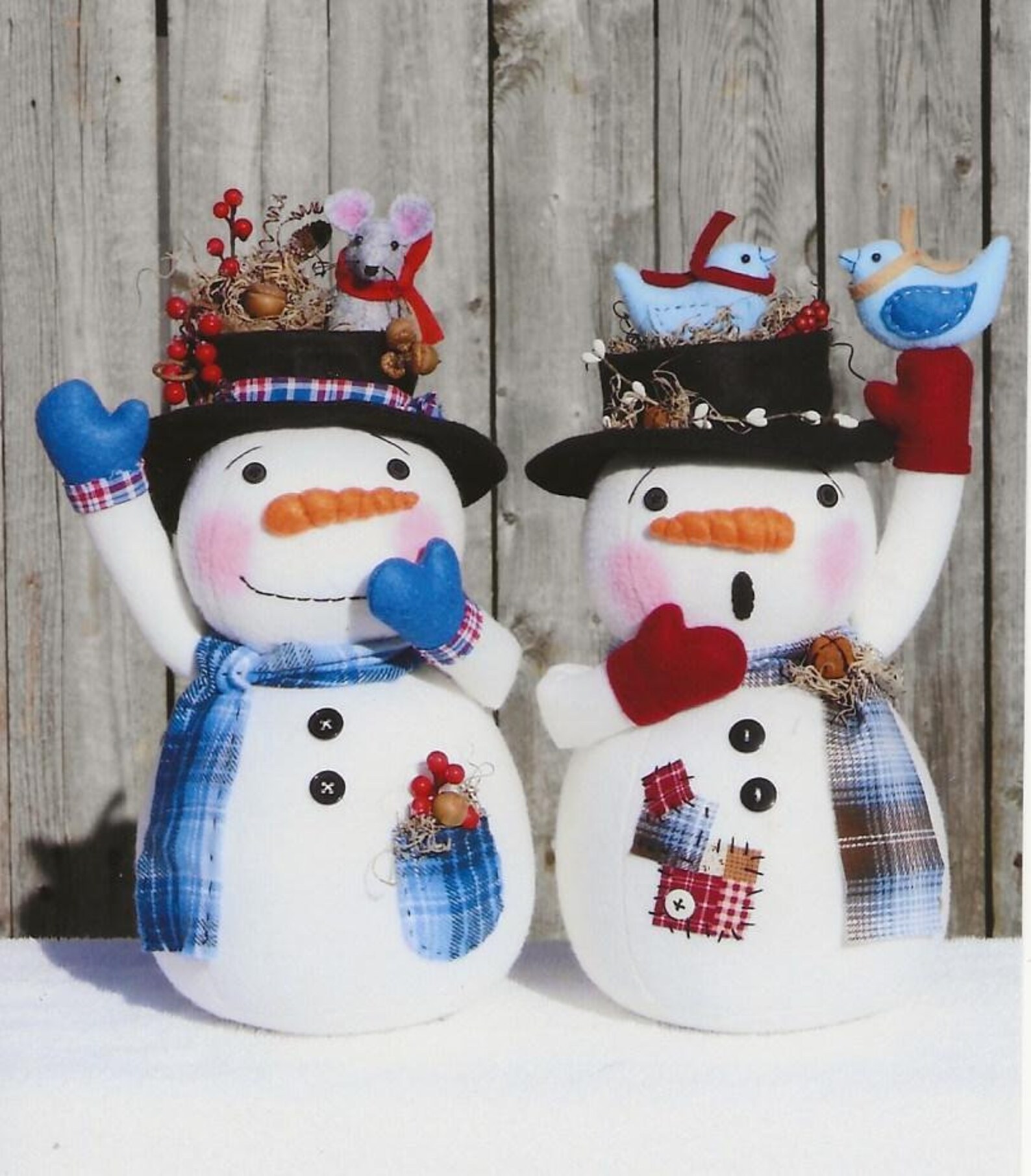 Roly Poly Snowmen E-pattern - Etsy