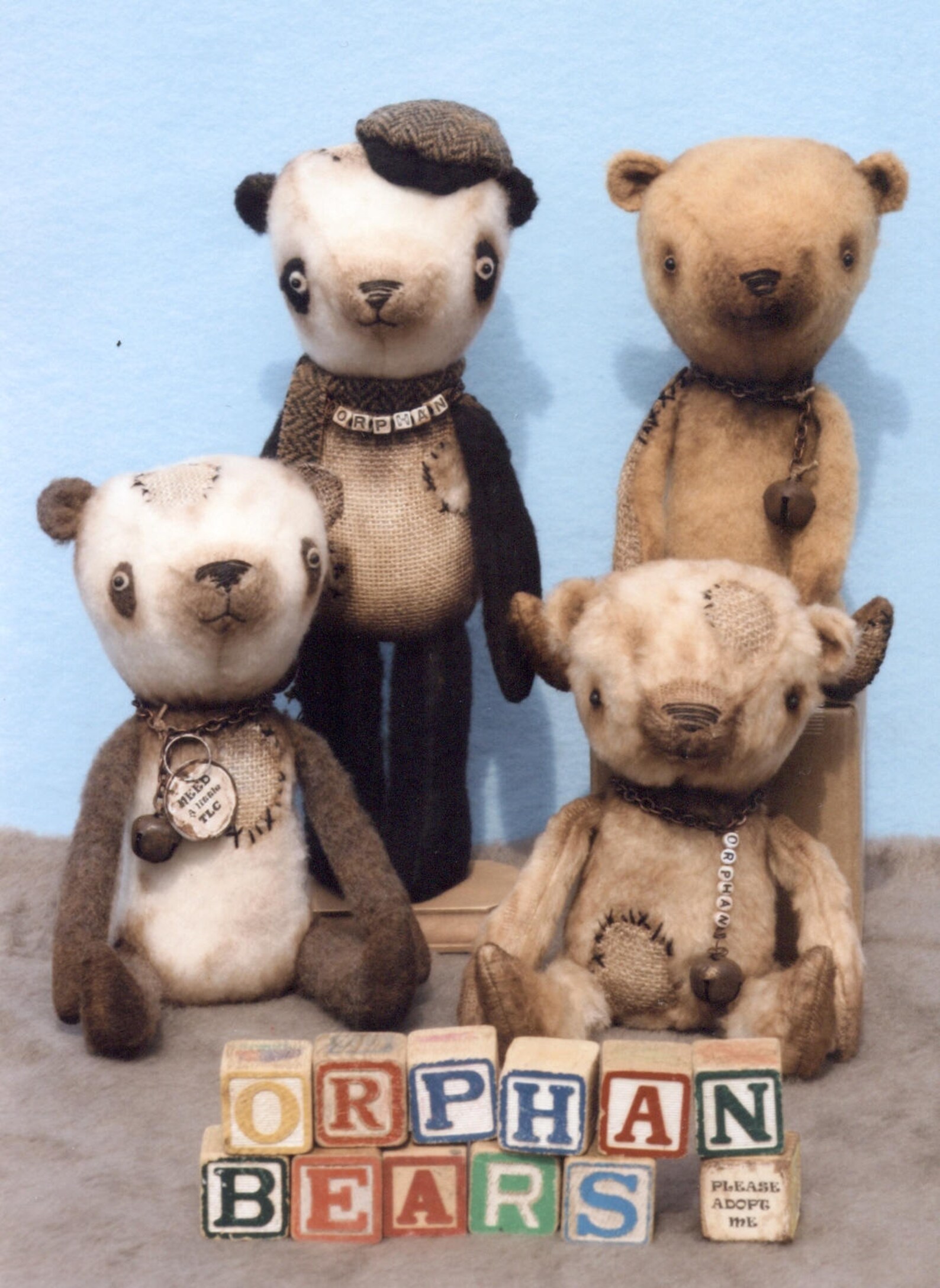 Primitive PATTERN Orphan Bears - Etsy