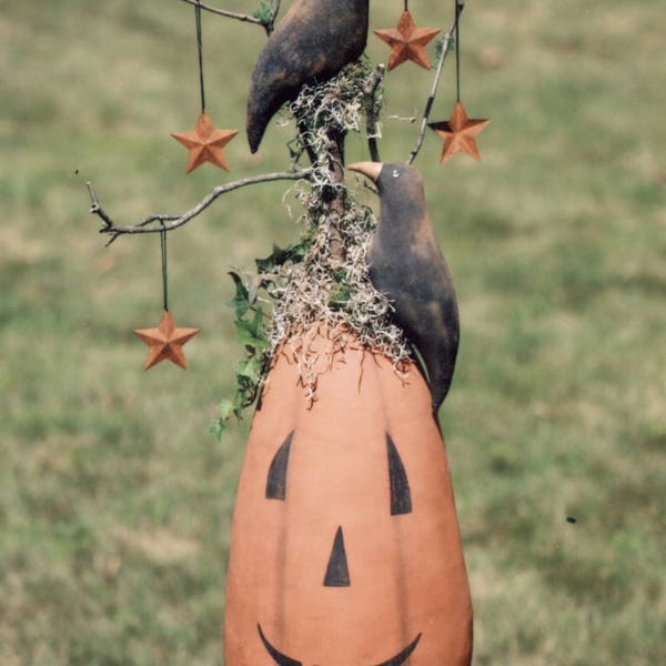 Primitive Pumpkin Pattern - Etsy