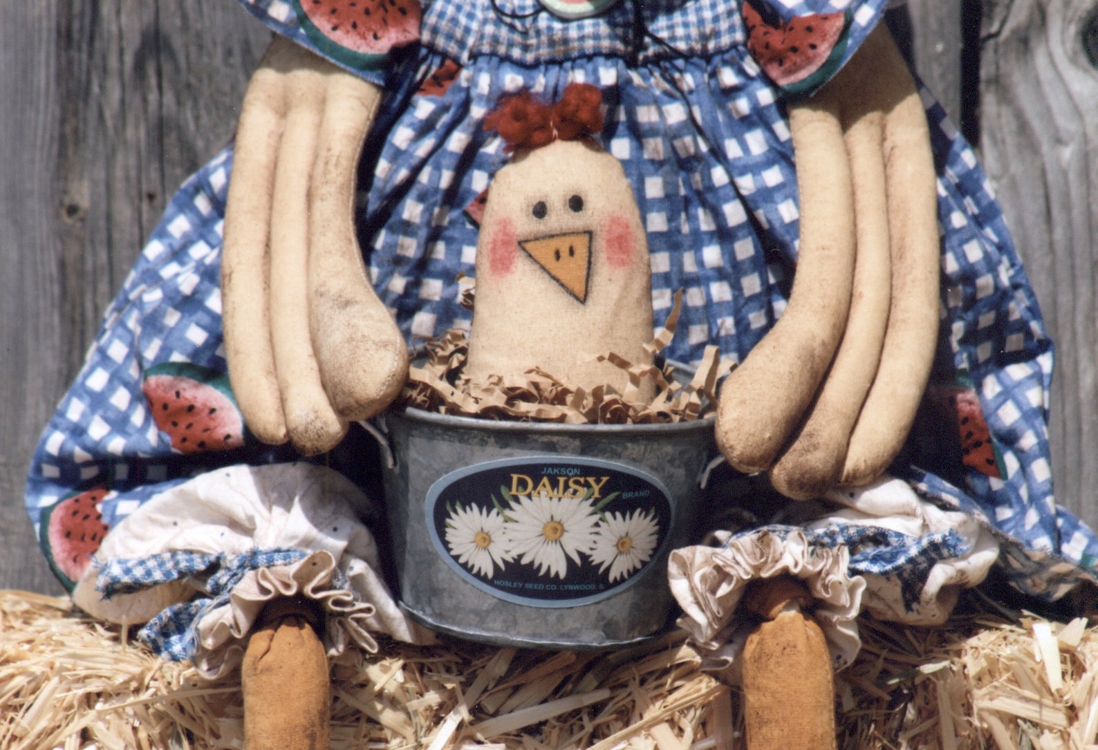 Primitive E-pattern Chelsea Chicken - Etsy