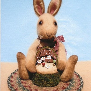 Country Bunny Pin Keeps E-pattern - Etsy