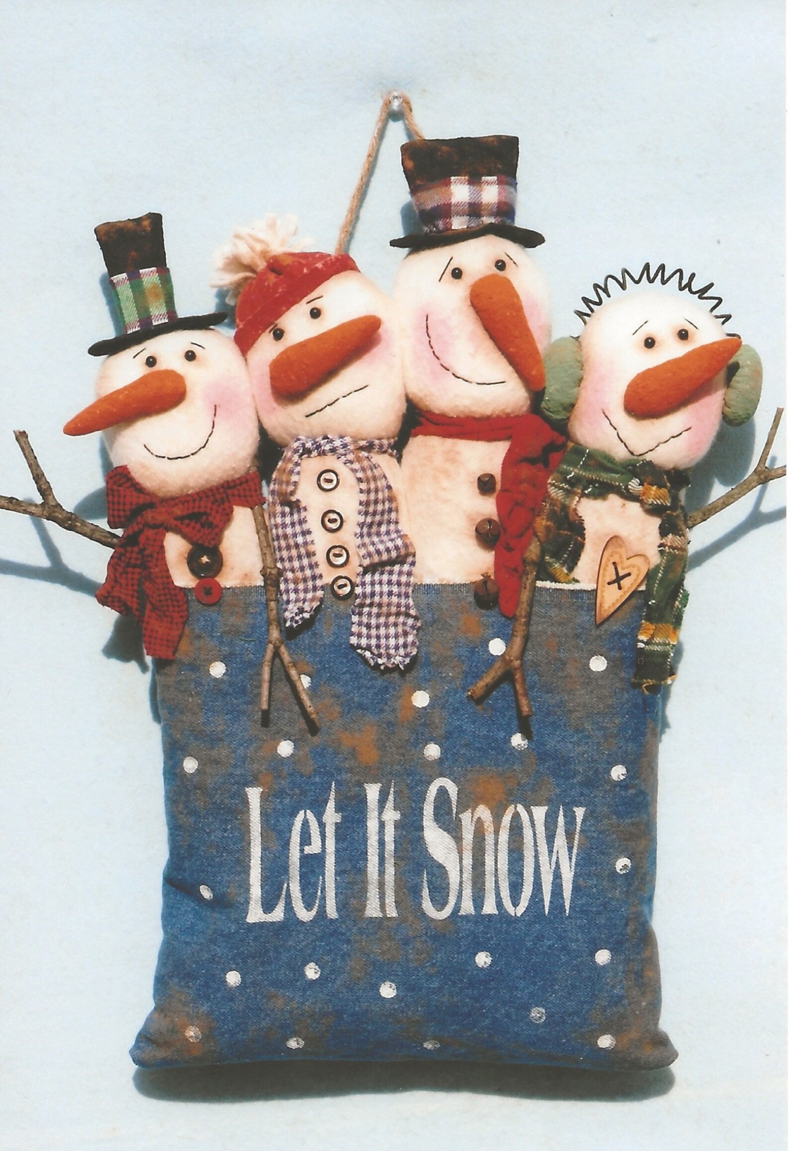 Packed Snow Sack Primitive Epattern - Etsy