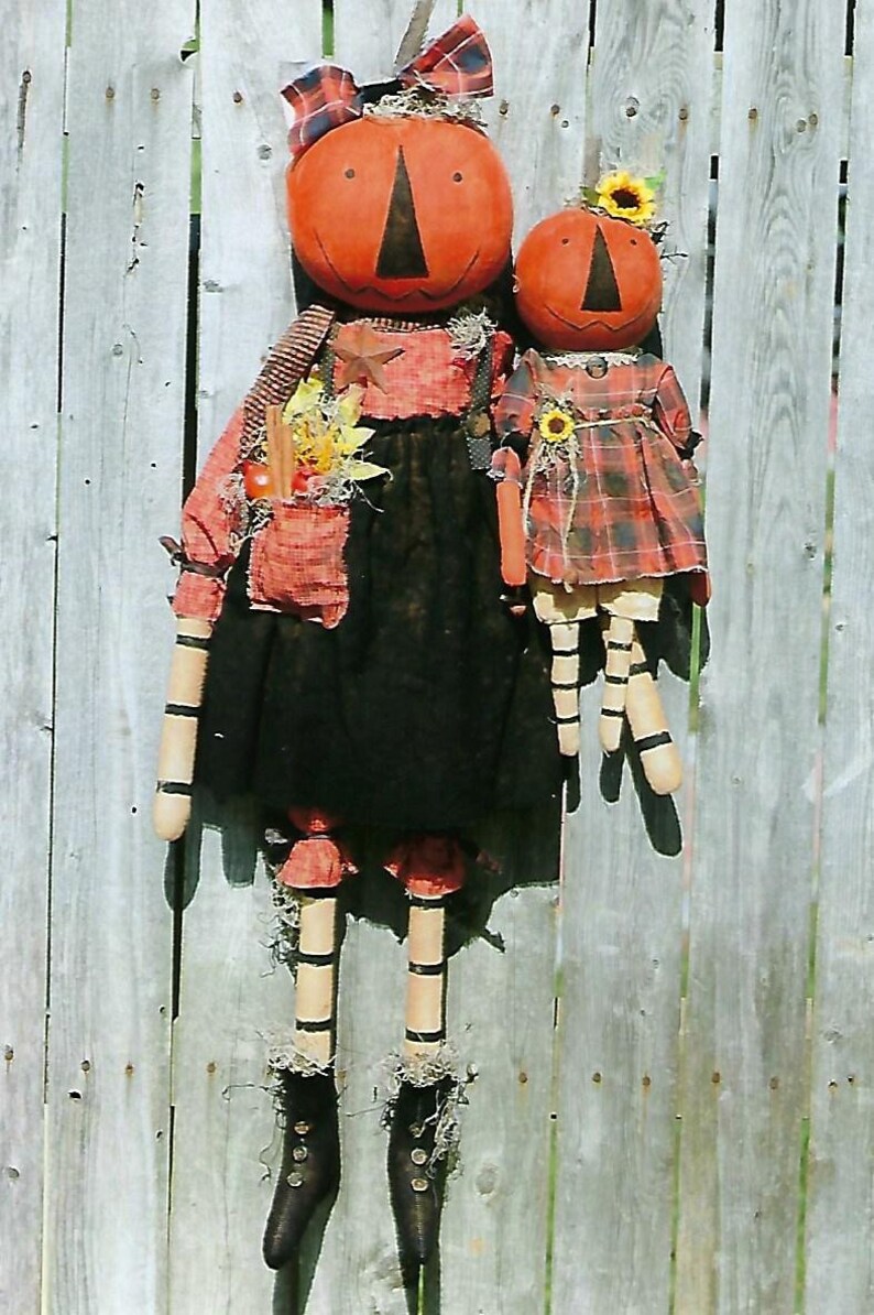 Pretty Prim Pumpkin Girls E-pattern - Etsy