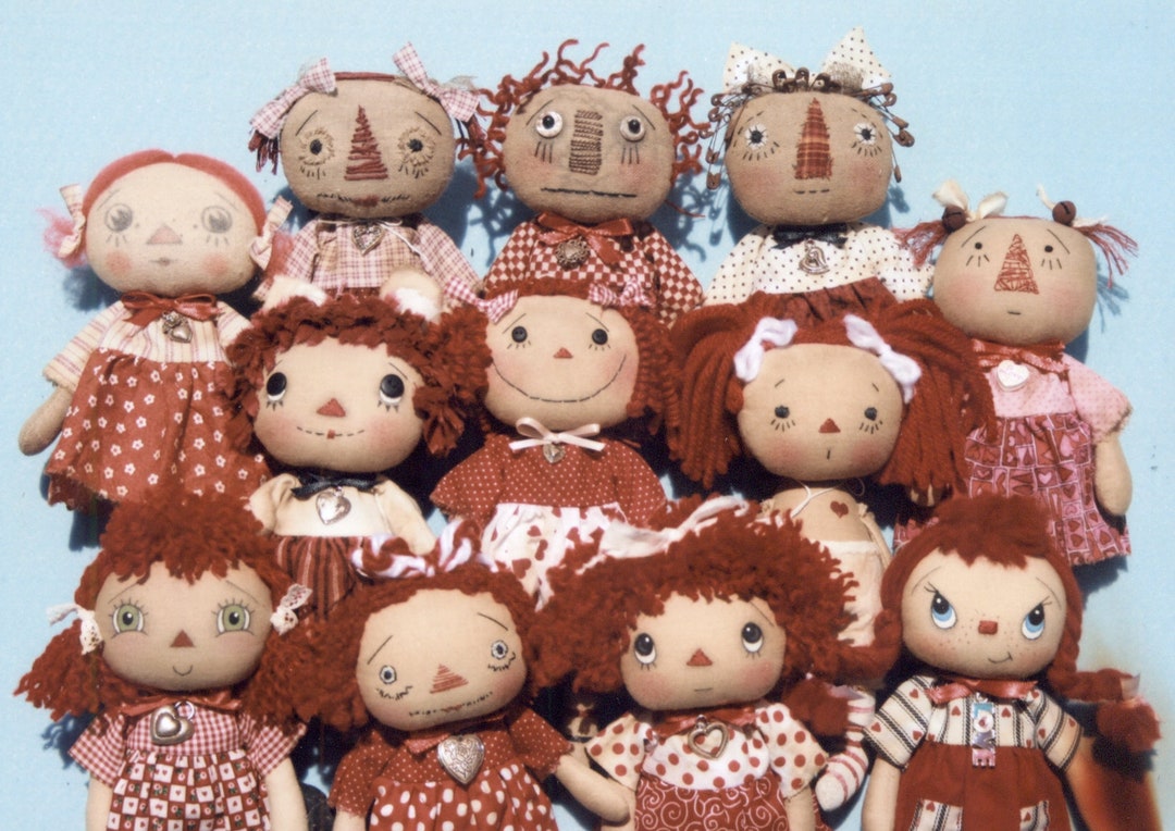 Primitive E-pattern My Little Annie - A Dozen Dollies! - Etsy
