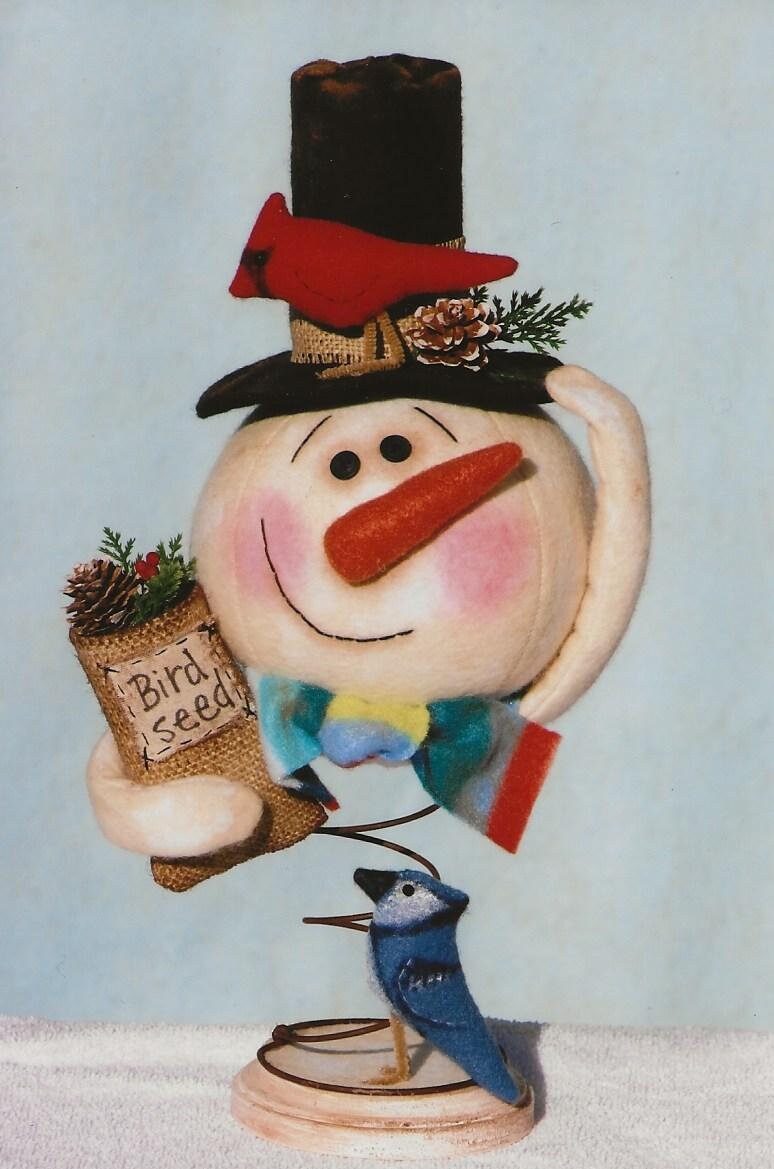 Primitive PATTERN Snowman Nodders - Etsy