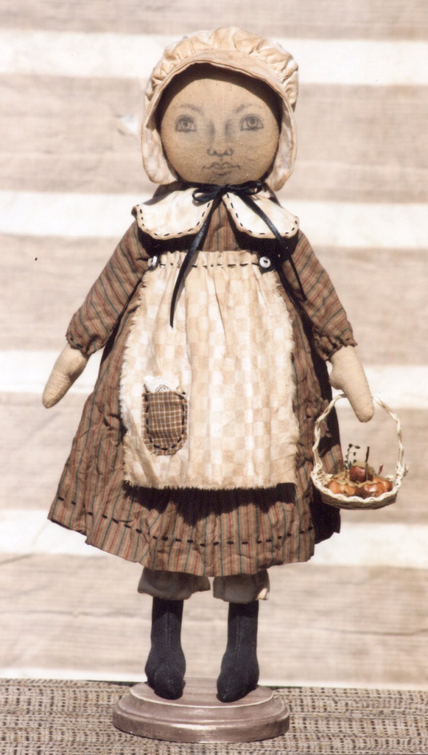 Primitive PATTERN Early Style, Standing Settler Sisters - Etsy
