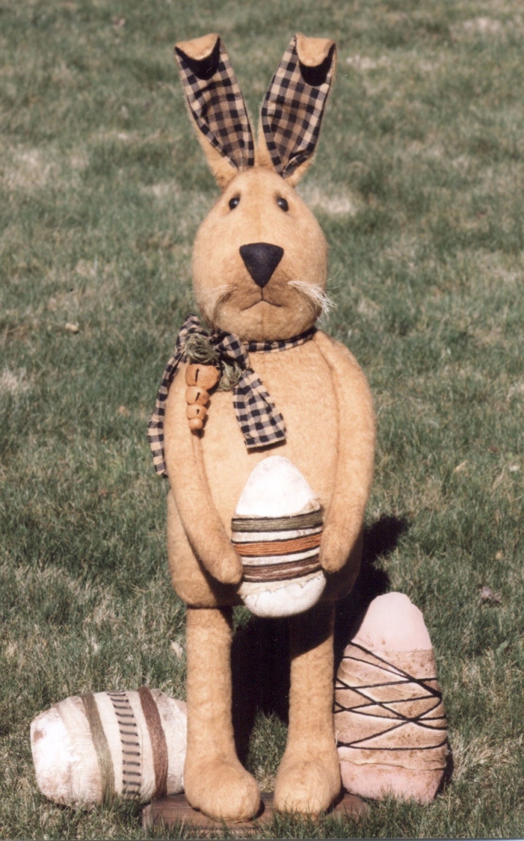 Primitive PATTERN Standing Big Boy Bunny - Etsy