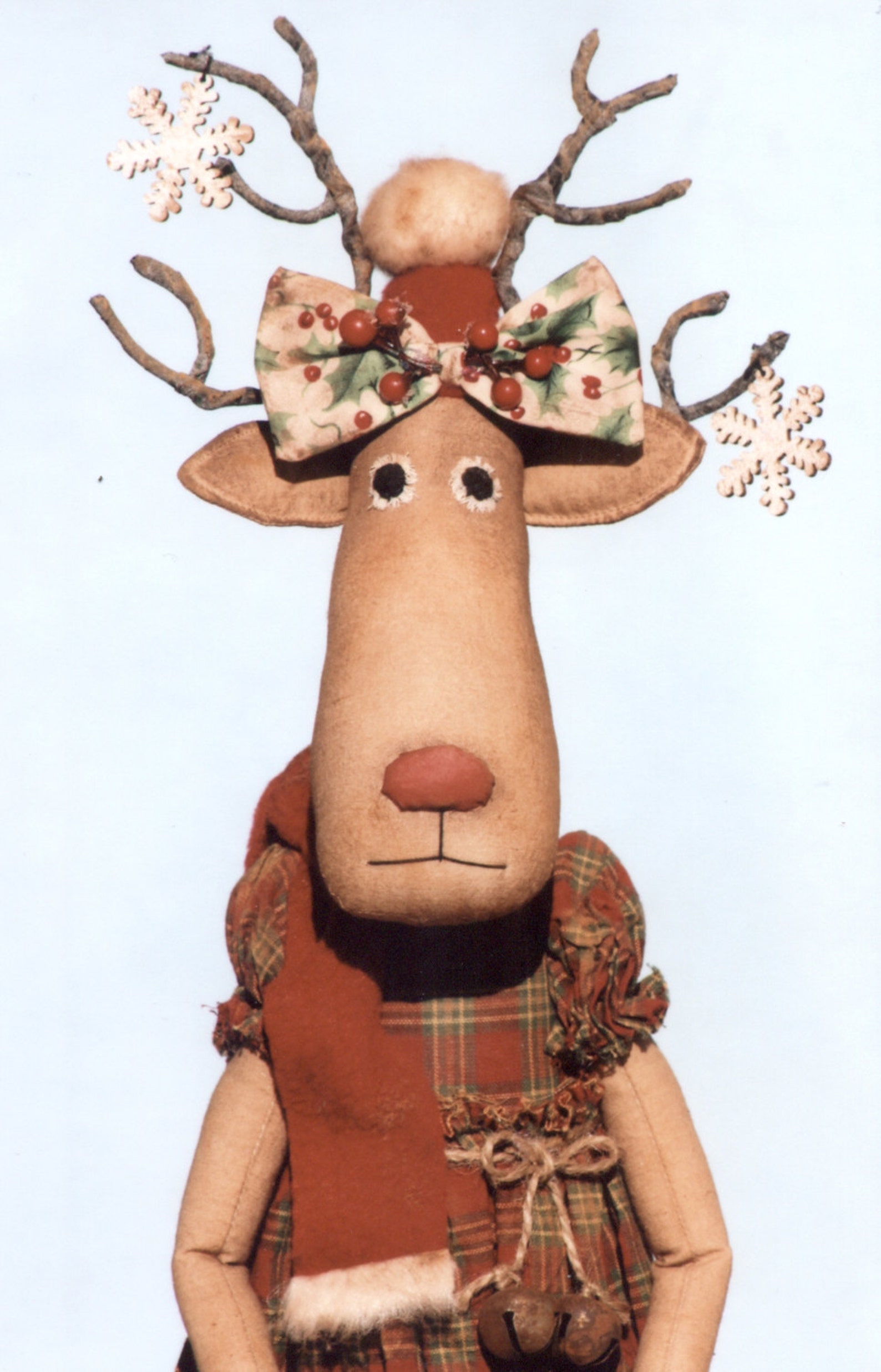 Primitive PATTERN Rudy and Ruby Reindeer - Etsy