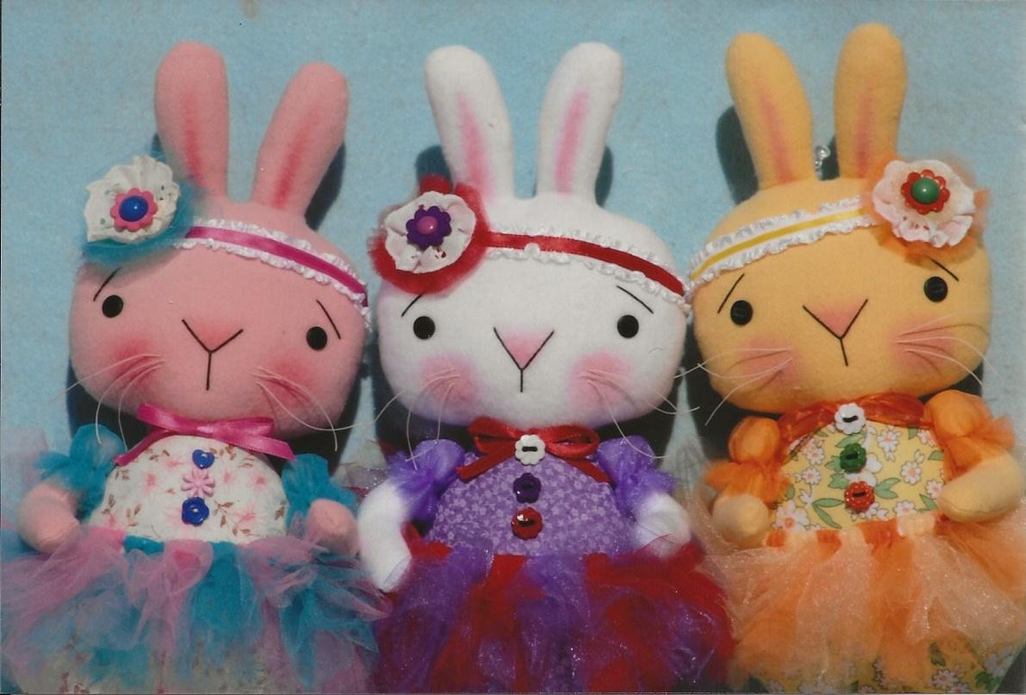 Tutu Cute Bunnies Epattern | Etsy