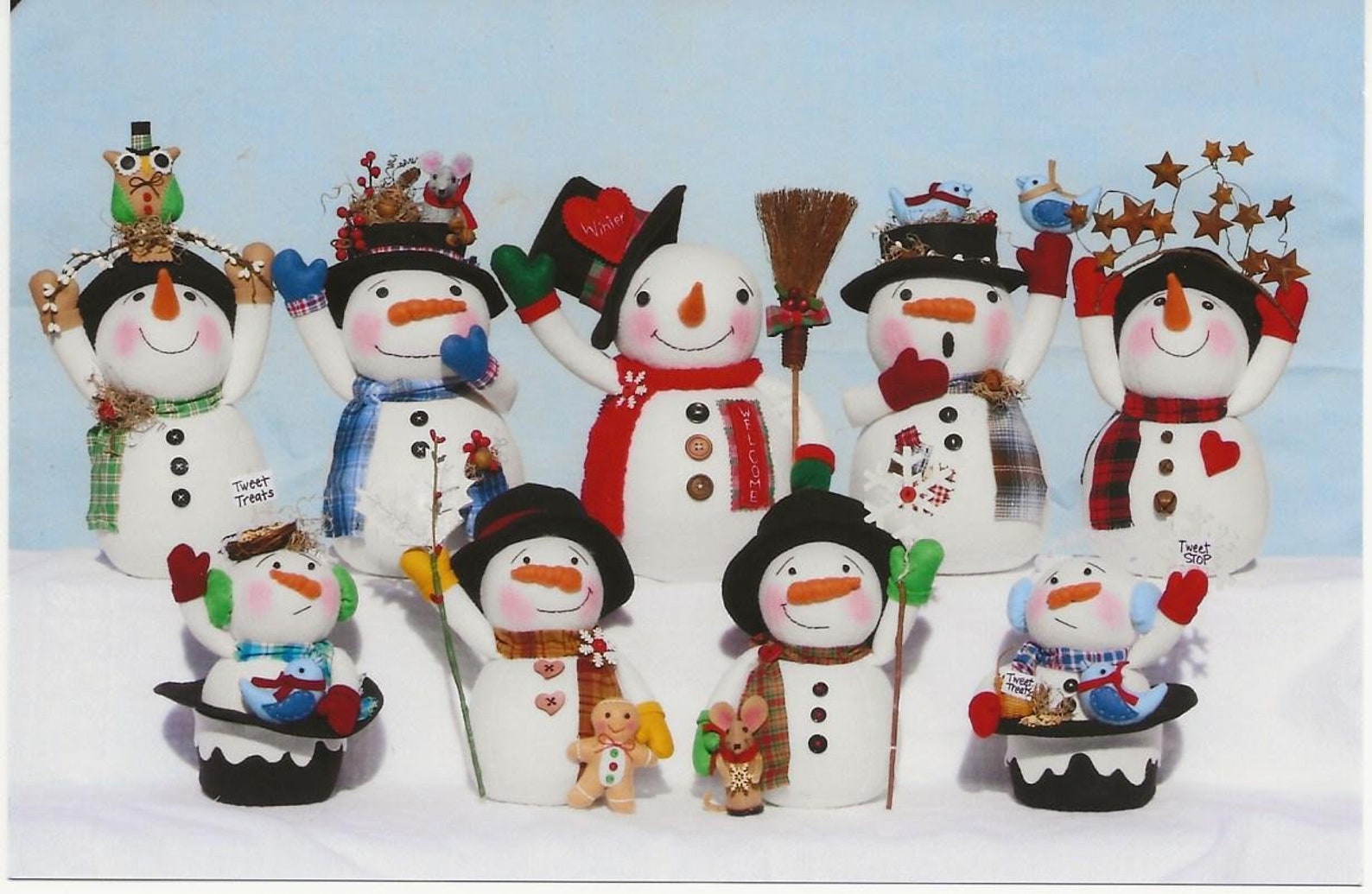 Roly Poly Snowmen E-pattern - Etsy