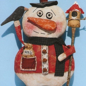 Primitive PATTERN Seasonal Frosty Prim Snowmen - Etsy