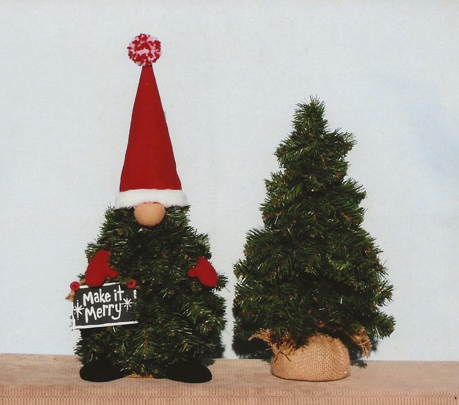 Primitive E-pattern Evergreen Gnomes - Etsy