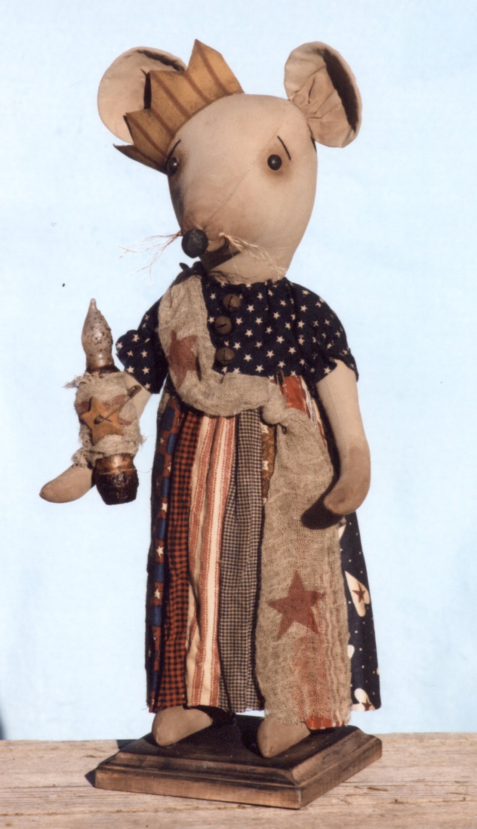 Primitive Standing Country Mouse PATTERN Sam & Libby and - Etsy