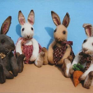 Country Bunny Pin Keeps E-pattern - Etsy