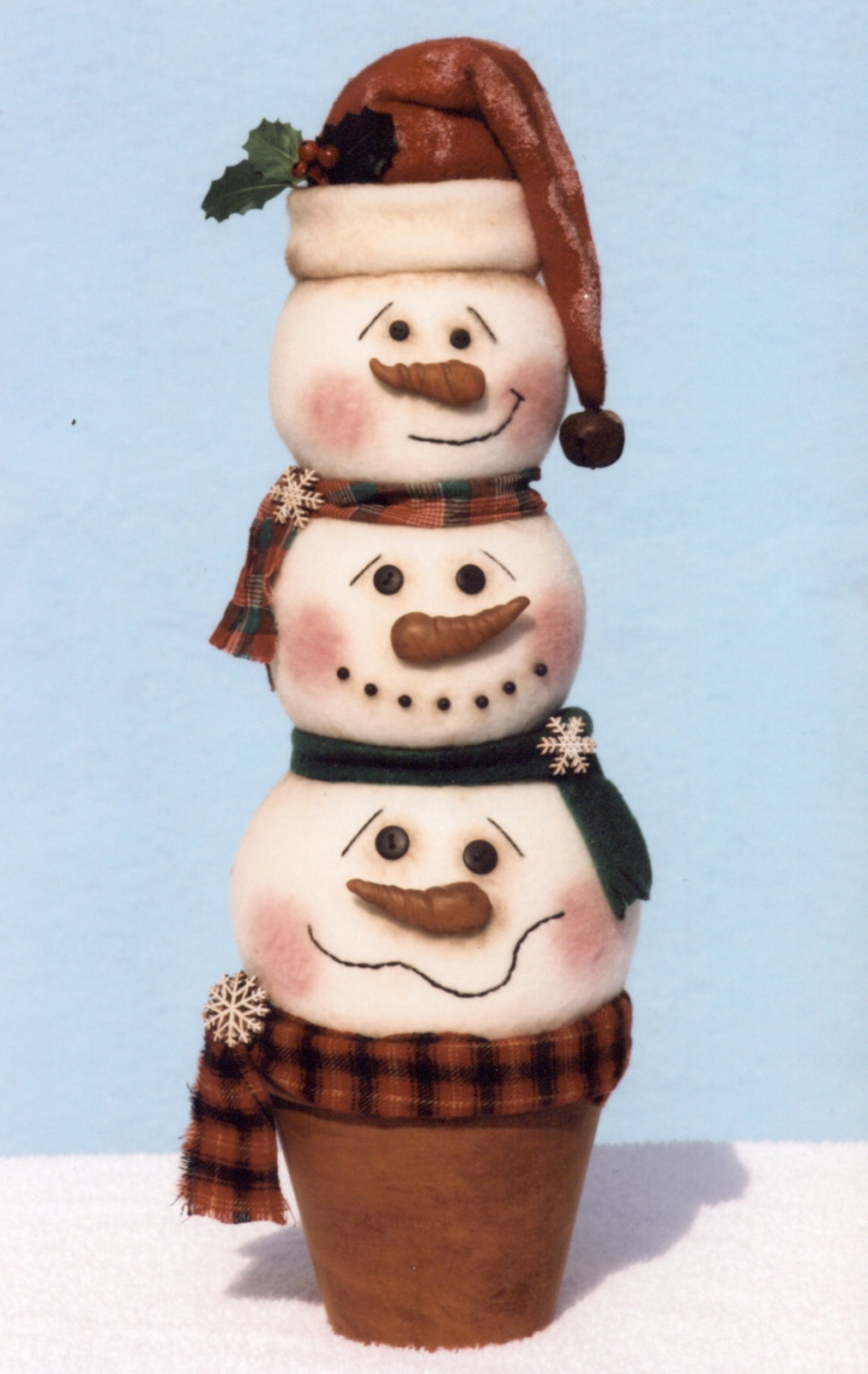 Primitive PATTERN Snow Buddy Snow Stack - Etsy
