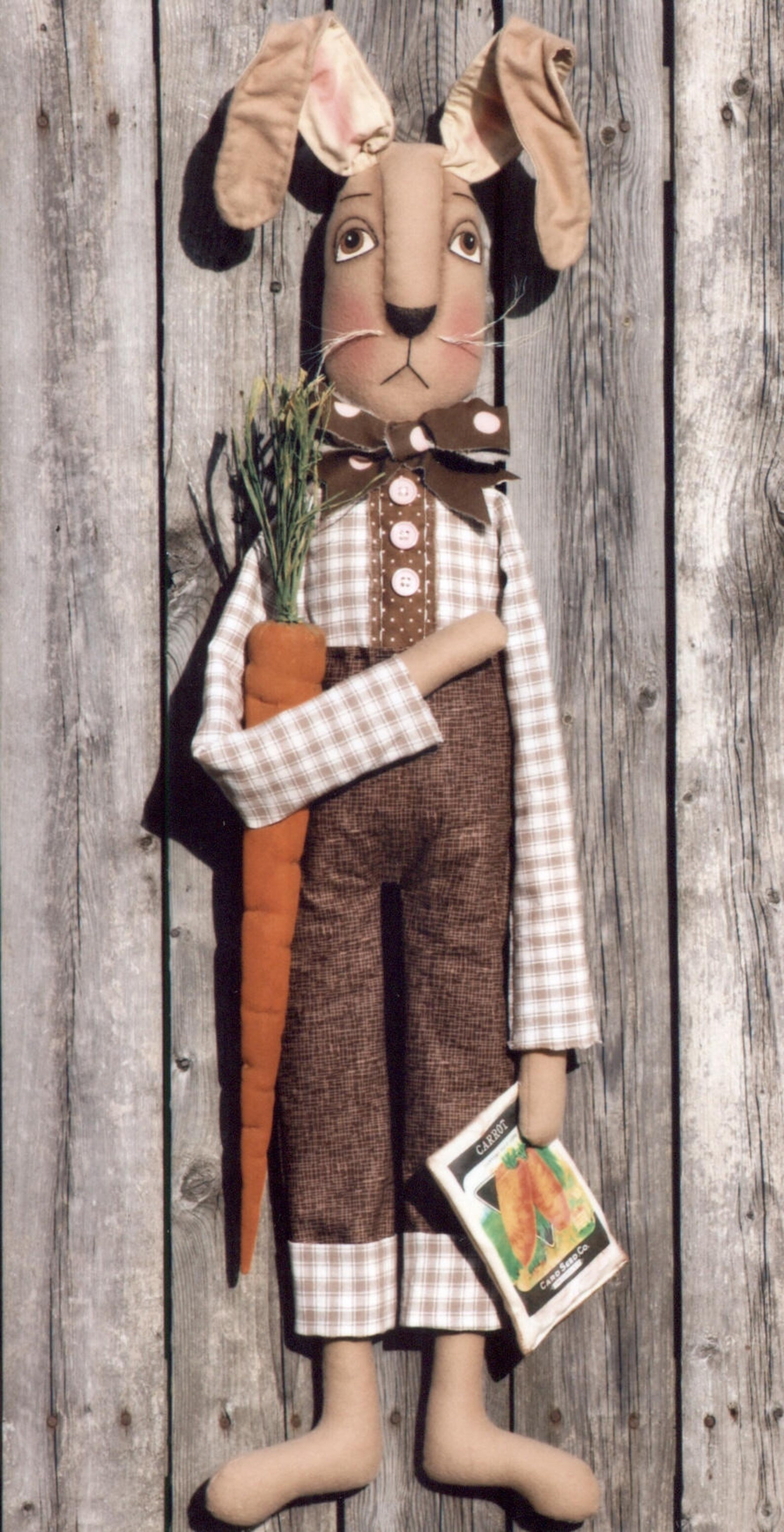 Primitive PATTERN Jenna and Jack Rabbit - Etsy