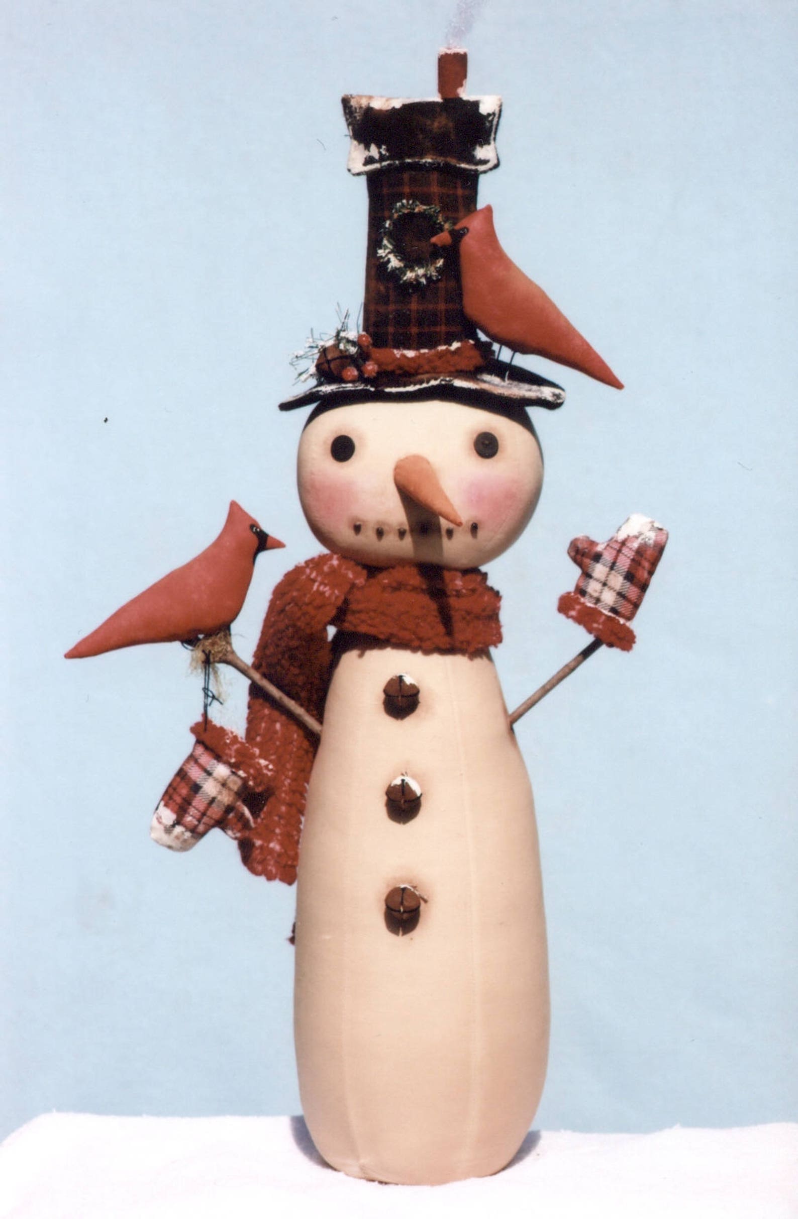 Primitive PATTERN All About the Birds Snowman - Etsy Canada