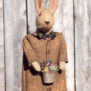 Primitive PATTERN Folk Art Bunny Rabbits - Etsy