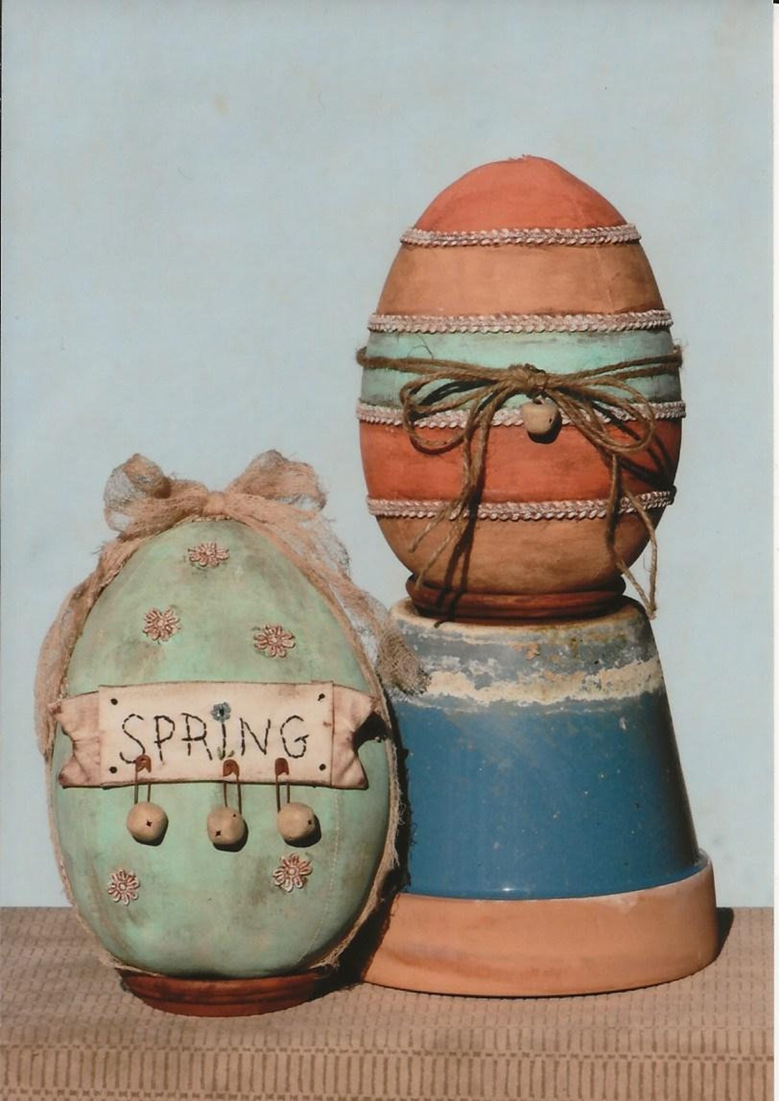 Primitive E-pattern Ring Spring in Bunny With Egg-stra Special - Etsy