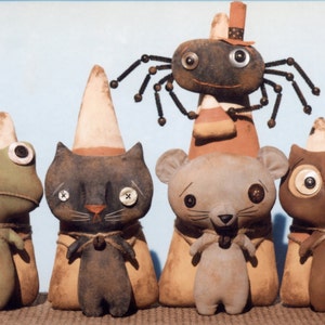 Primitive PATTERN Dirty Candy & Critters - Etsy