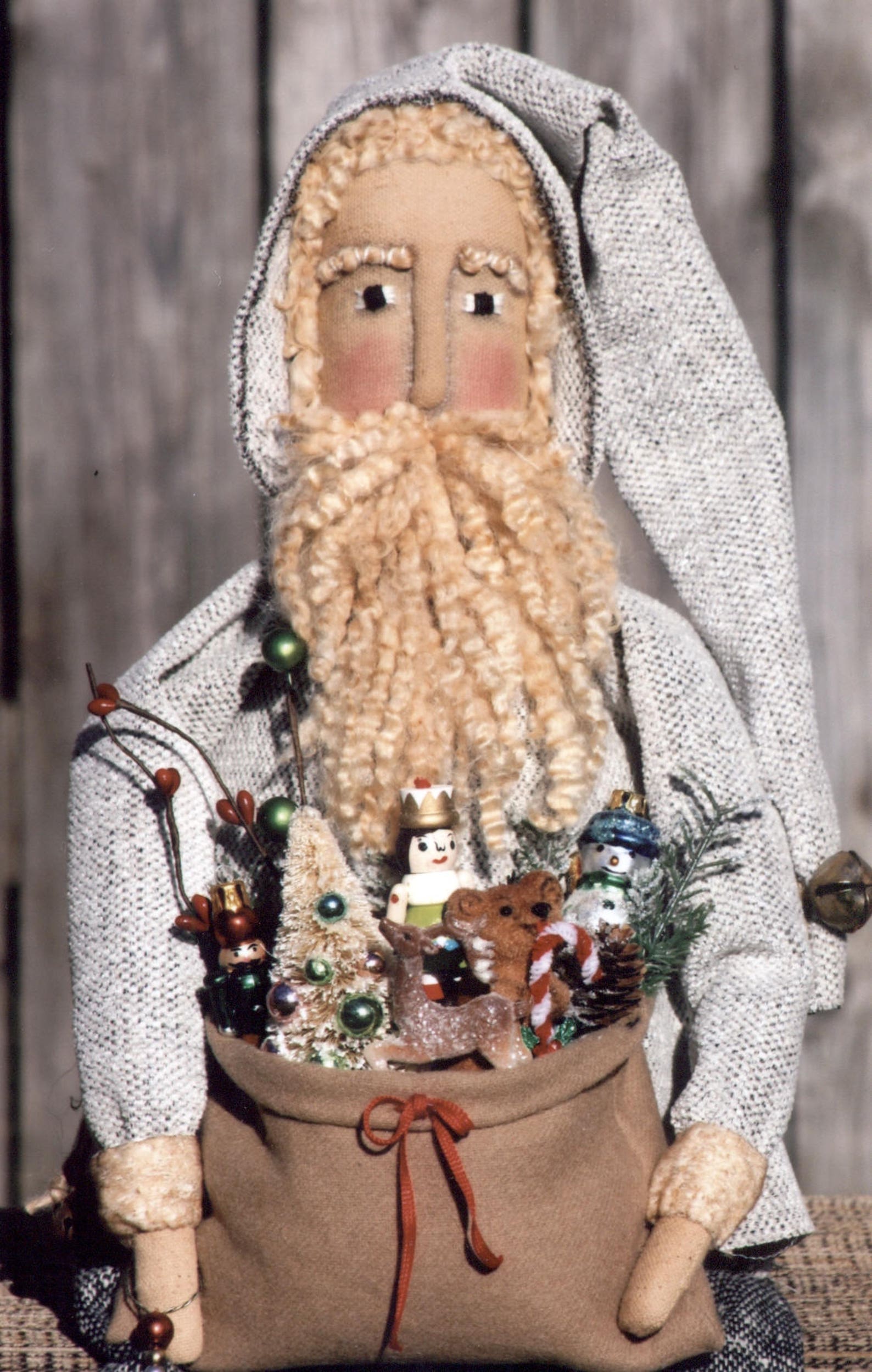 Primitive PATTERN Santa Folk - Etsy