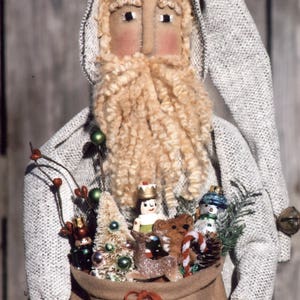 Primitive PATTERN Santa Folk - Etsy