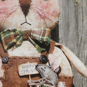 Primitive PATTERN Seasonal Men: Peter Rabbit and Uncle Sam - Etsy