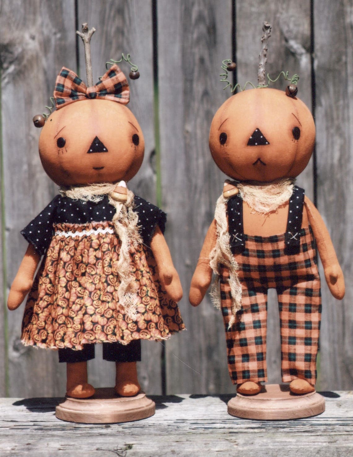 Primitive PATTERN Standing Pumpkin Patootie Pals - Etsy