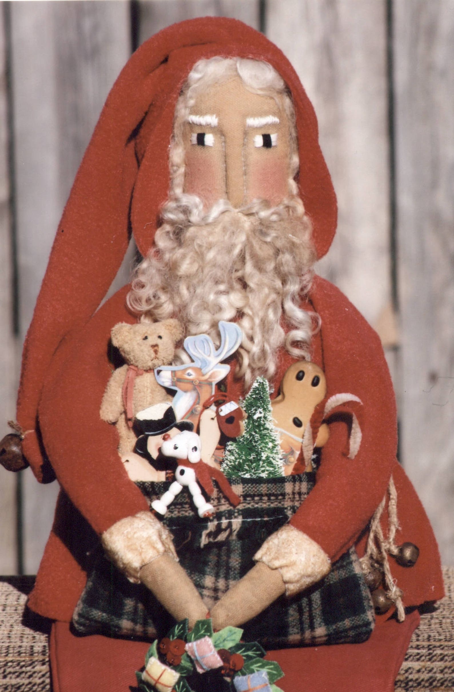 Primitive PATTERN Santa Folk - Etsy