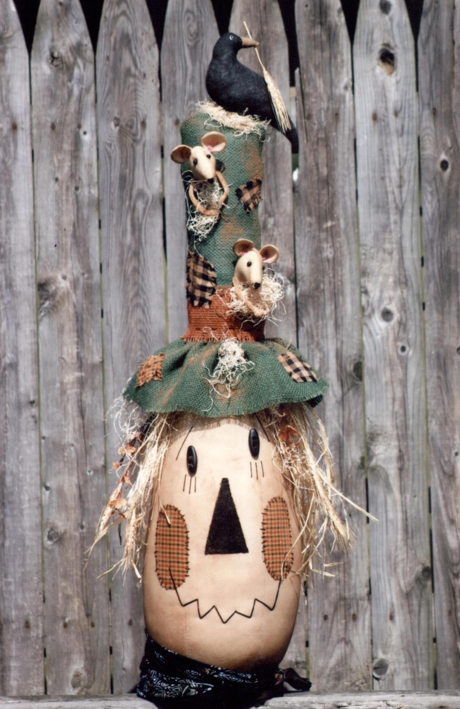 Primitive PATTERN A Scarecrow to Crow About - Etsy