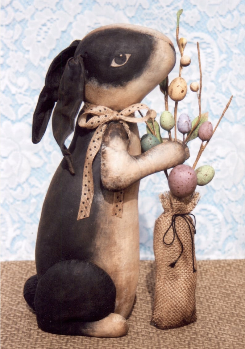 Primitive E-PATTERN Vintage Bunnies | Etsy