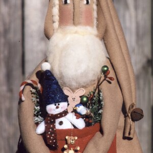 Primitive PATTERN Santa Folk - Etsy