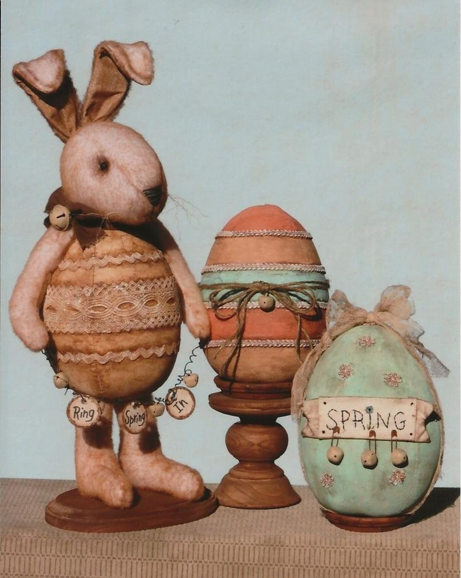 Primitive E-pattern Ring Spring in Bunny With Egg-stra Special - Etsy
