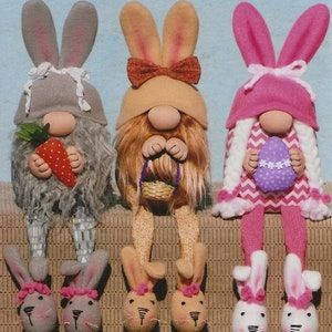 Primitive PATTERN Bunny Gnomes - Etsy