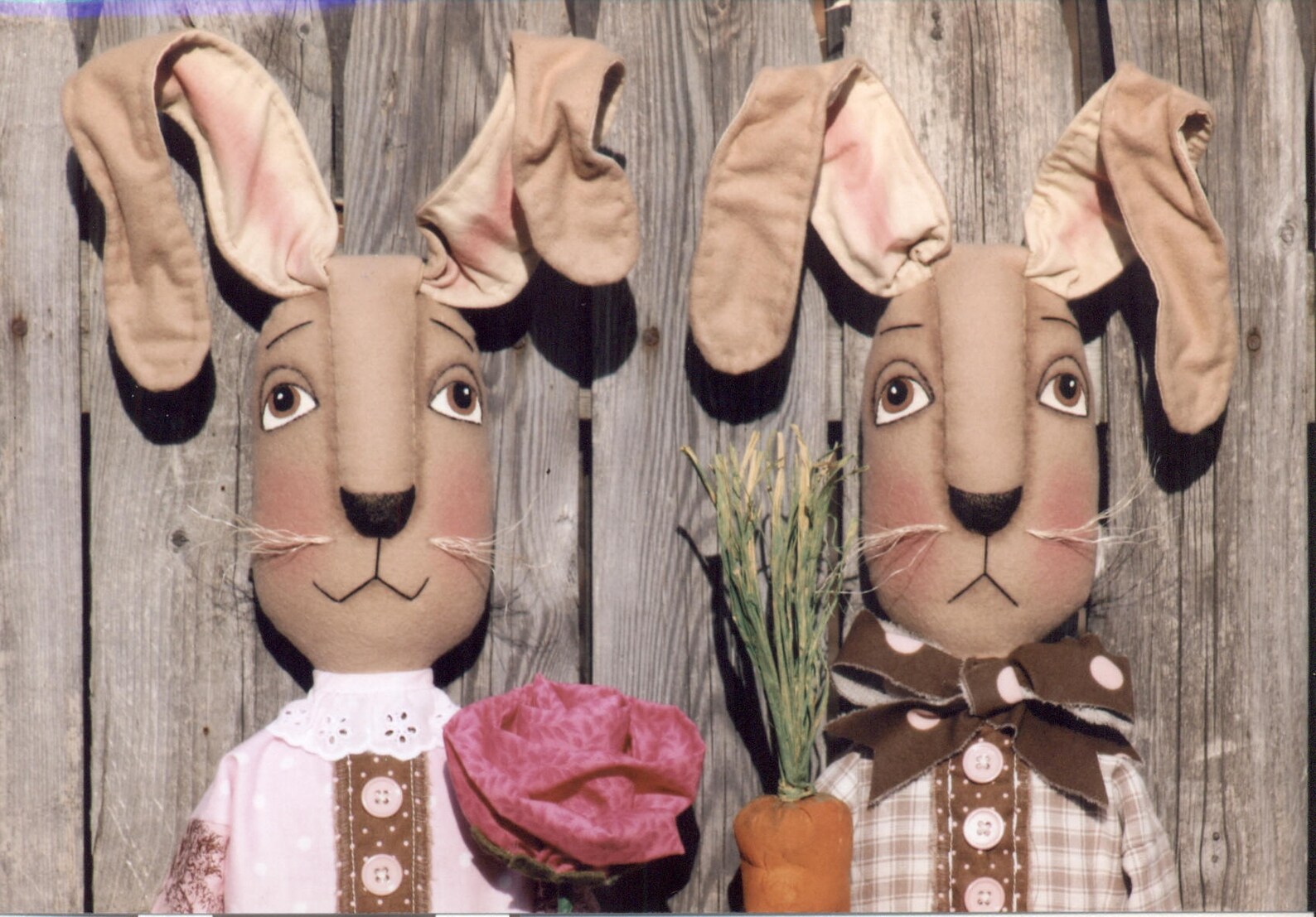 Primitive PATTERN Jenna and Jack Rabbit - Etsy