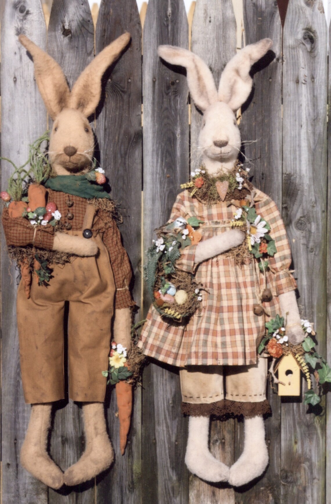 Primitive E-PATTERN Prim Bunnies Welcome Spring - Etsy