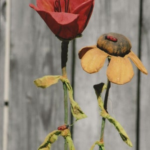 Primitive Garden Flowers Epattern - Etsy